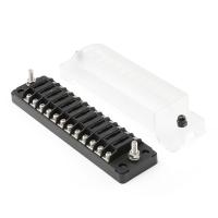 China Long Type ATO ATC 12 Way Fuse Holder Block Box for Resettable Blade Fuse for sale