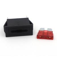China KCD3 2PIN 15A 30A 32V DC 250V AC ATO ATC Blade Panel Mount Auto Fuse Holder for sale