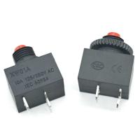 China Miniature Mini Motor Thermal Circuit Breaker Overload Protector 250V AC 5A to 16A for Row Plug Socket for sale