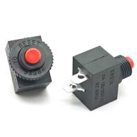China Miniature Mini Motor Thermal Circuit Breaker Overload Protector 250V AC 5A to 16A for Row Plug Socket for sale