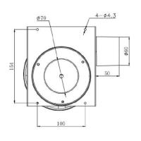 China Shaded Pole Combustion Fan 35W 44W 48W Wall-hanging Boiler Fan for sale