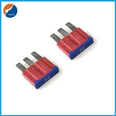China 5A-20A 3 Terminal 58V Micro3 Blade Fuse For Automobile Car Vehicle for sale