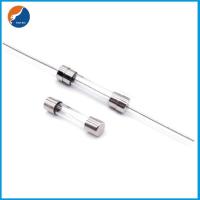 China Quick Blow 500mA-25A Miniature Cartridge Fuse 6x30mm Fast Acting Glass Fuse for sale