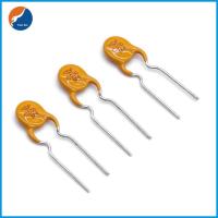 China Yellow 2 PIN Polyswitch PPTC Resettable Fuses 16V 5 AMP Self Recovery for sale