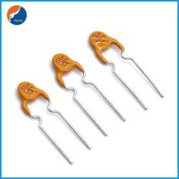 China Yellow 2 PIN Polyswitch PPTC Resettable Fuses 16V 5 AMP Self Recovery for sale