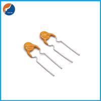 China Yellow 2 PIN Polyswitch PPTC Resettable Fuses 16V 5 AMP Self Recovery for sale