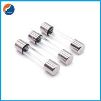 China Quick Blow 500mA-25A Miniature Cartridge Fuse 6x30mm Fast Acting Glass Fuse for sale