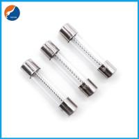 China Quick Blow 500mA-25A Miniature Cartridge Fuse 6x30mm Fast Acting Glass Fuse for sale