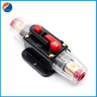 China 32V DC CB 01 CB01 Manual Switch Reset Resettable Automotive Overload Protector Stereo Car Audio Circuit Breaker for sale