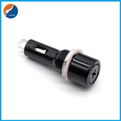 China R3-22 10A 250V Panel Mounted Fuse Holders Bakelite Screw Off Type for sale