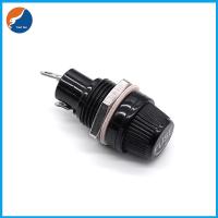 China CSA 250VAC R3-12 Panel Mounted Fuse Holders Finger Grip Knob Type for sale