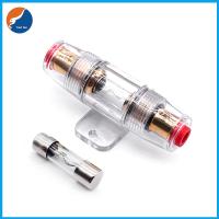 China Fuse Components Audio Stereo Amplifier Waterproof Plastic Case Auto Car Gold 5AG AGU Type Fuse Holder For 10x38 Fuse for sale