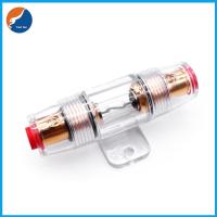 China Fuse Components Audio Stereo Amplifier Waterproof Plastic Case Auto Car Gold 5AG AGU Type Fuse Holder For 10x38 Fuse for sale