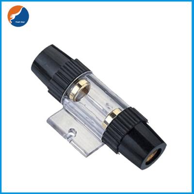 China AGU-05 Waterproof AGU 50A 60A 80A AMP 10x38mm Glass Tube Car Audio Fuse Holder for sale
