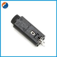 China Panel Mount PTF-45 Fuse Holder 6.3A 250V 5x20mm Vertical Stricture for sale