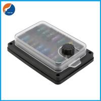 China Marine Automotive Car Auto ATC ATO Blade Fuse Box Block LED Waterproof 10 Way Fuse Holder for sale