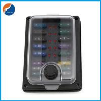 China Marine Automotive Car Auto ATC ATO Blade Fuse Box Block LED Waterproof 10 Way Fuse Holder for sale
