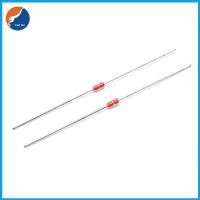 China Temperature Compensation Axial Lead MF58 Glass Coated Resistance 100K ohm Thermistor NTC Type Glass Thermistor for sale
