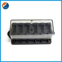 China 30A 32V Fuse Blocks 115.5x53x42mm 6 Way Blade Fuse Box For Automotive for sale