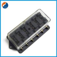 China 30A 32V Fuse Blocks 115.5x53x42mm 6 Way Blade Fuse Box For Automotive for sale