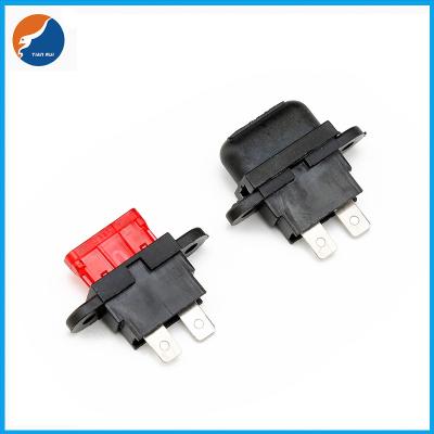 China SL-703C UL94V2 125C Auto Blade Fuse Holder 35A Tin Plated Brass Contact for sale