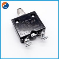 China L1 Series Electronic Current Limiter Push Manual Reset Overload Protector Single Pole 50V DC Circuit Breaker for sale