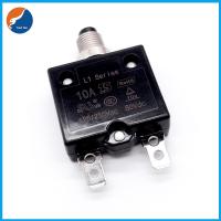 China L1 Series Electronic Current Limiter Push Manual Reset Overload Protector Single Pole 50V DC Circuit Breaker for sale