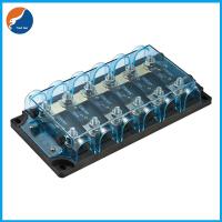 China BANL-B6 In-Line 6 Way Position Circuit Fuse Holder Clear Plastic Case Power Distribution Car Automotive ANL Fuse Blocks for sale