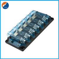 China BANL-B6 In-Line 6 Way Position Circuit Fuse Holder Clear Plastic Case Power Distribution Car Automotive ANL Fuse Blocks for sale