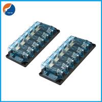 China BANL-B6 In-Line 6 Way Position Circuit Fuse Holder Clear Plastic Case Power Distribution Car Automotive ANL Fuse Blocks for sale