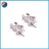 China SL630N Board Nickel Tin Plated Type Rivet 2 Pin 5.2x20mm Cartridge Glass Ceramic Tube PCB Fuse Clip for sale
