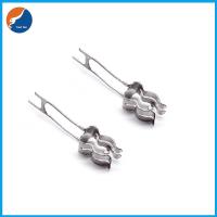 China SL-520G Electronic Mini Rivet Mount Nickel Plating Metal 5x20mm Glass Ceramic Tube Fuse Clip for sale
