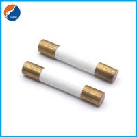 China 10X85mm Solar PV Fuse Long Cartridge Type 1500V DC HRC Cylindrical Fuse for sale