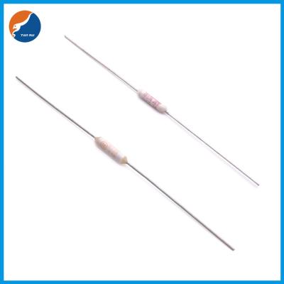 China 1A - 3A Non Resettable Thermal Fuse 125C Over Temperature Protection for sale