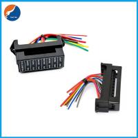 China Multiway 30A Automotive Blade Fuse Holder 60VDC Brass Contact Terminal for sale