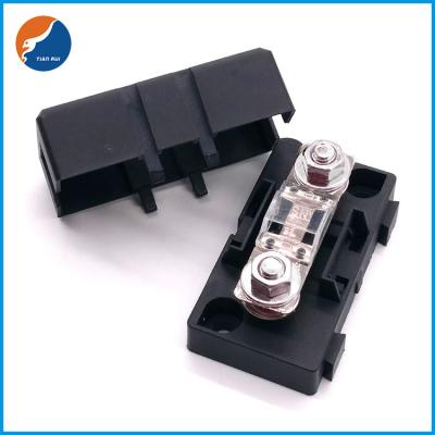 China Nylon Material 1 Way Black Fuse Blocks AFS ANS Midi Fuse Holder for sale