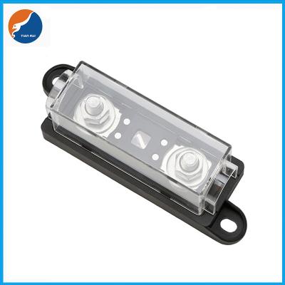 China Thick Base ANM Fuse Blocks Transparent PC Cover Bolt On Fuse Holder for sale