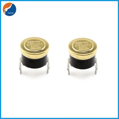 China 4.8mm Terminal Normal Close Open 10A 15A 250V KSD301 Thermostat for sale