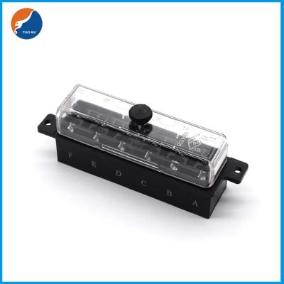 China 6 Poles Input Output Car Fuse Block For ATY ATO ATC Auto Blade Fuse for sale