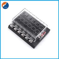 China 1 Input 12 Output Multiway Automotive Blade Fuse Block Without LED Indicator for sale