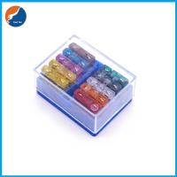 China Automotive Car 10PCS 1A 2A 3A 5A 7.5A 10A 15A 20A 25A 30A 35A 40A Blade Fuse Assortment Kit Set for sale