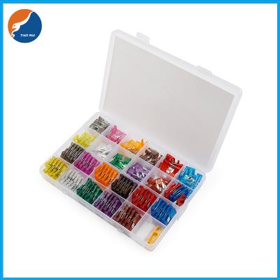 China 250PCS Standard Mini ATN ATY Boat Truck Car Auto Automotive Blade Fuse Assortment Kit for sale