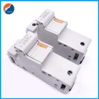 China 1P 125A DC 1000V 690V Solar 22x58mm Cylinder Porcelain Fuse Base Holder For PV System for sale