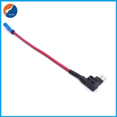 China Add A Circuit Micro 2 Micro2 Inline ACA ACZ Auto Car Fuse Tap Holder with Blue Insulation Terminal for sale