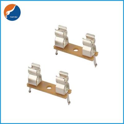 China 249A Tin Plated Brass Terminals 5.2mm PCB Mount Fuse Holder for 5x20mm Tube Fuses for sale