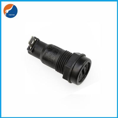 China H3-17 PBT Bayonet Type Cap 5.2x20mm Glass Ceramic Tube Panel Mounting Fuse Holder for sale