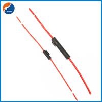China Sealed Waterproof Wire Leads Current Inline Fuse Holder for 5x20 6x30 Glass Fuse for sale