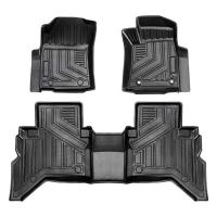 China PVC Plastic custom Car Floor Mats Anti Slip Wear Resistant for Volkswagen for sale