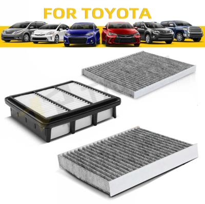 China Activated Carbon nonwoven Car AC Filter For Toyota RAV4 Sienna for sale