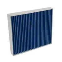 China Cardboard Frame Cabin Car AC Filter Customized For Pollen Dust 0.3um Particle for sale